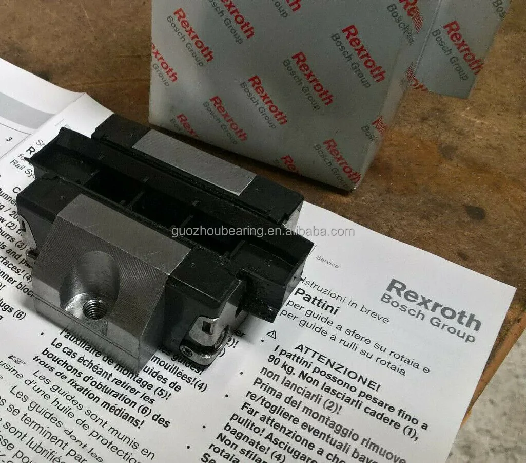 Original Rexroth Linear Guide Rail Linear Guide Block R166581320 ...