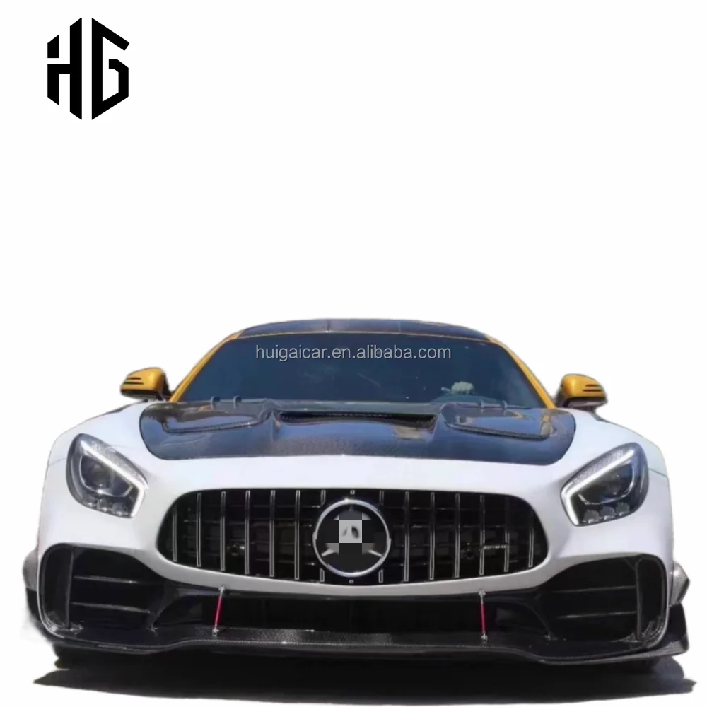 Gtr Style Body Kit With Semi Carbon Fiber Front And Rear Bumper ...