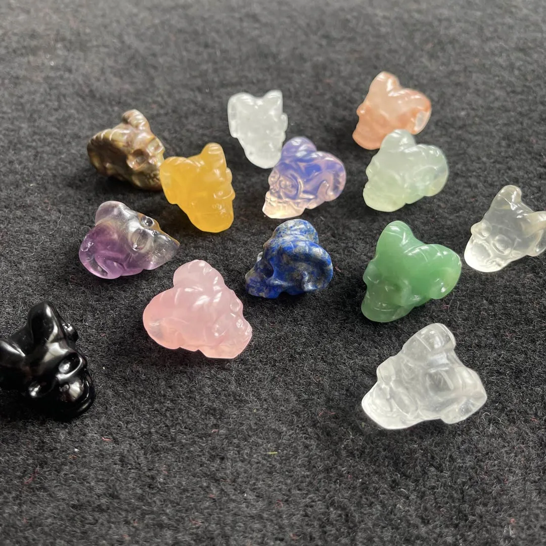 Wholesale Small Crystal Skulls Head Hand Carved Mini Natural Crystal ...