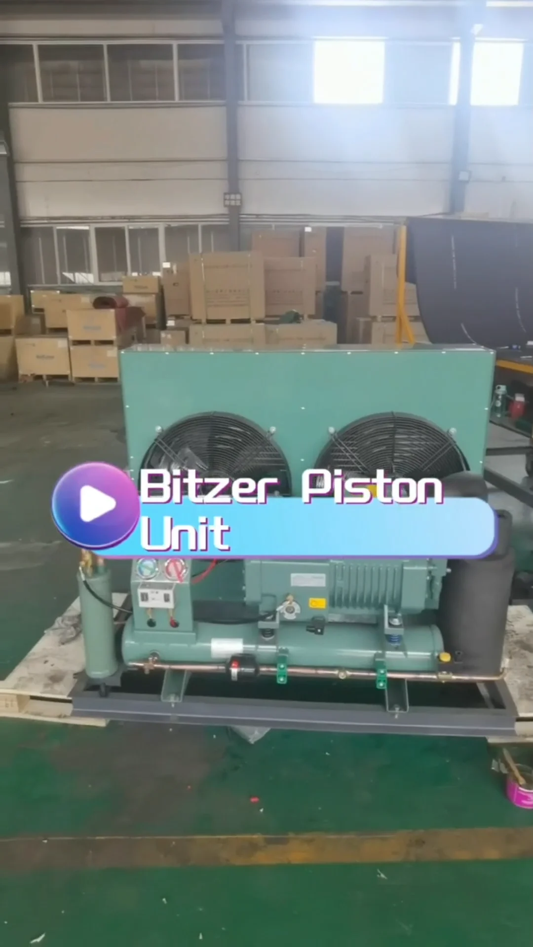Bitzer Compressor 20hp 25hp 30hp Bizer Semi Enclosed Piston Compressor ...