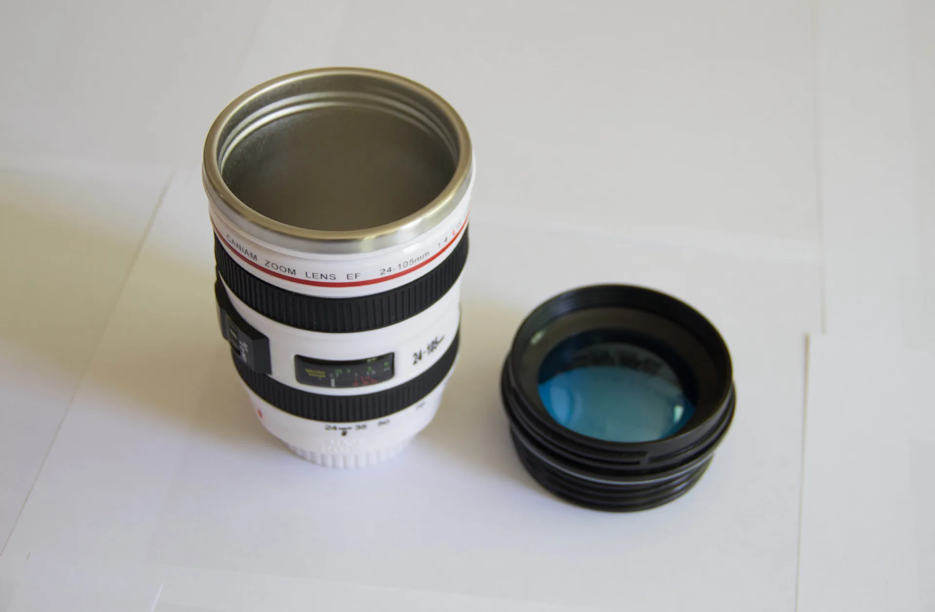Wholesale 14oz/350ml Novelty Gift Stainless Steel Camera Lens Coffee ...