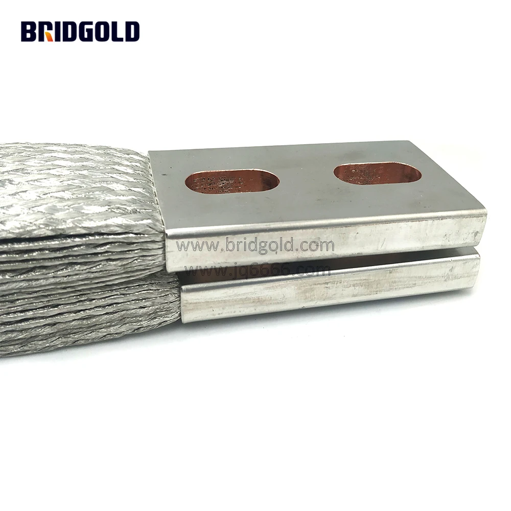 Flexible Connector Copper Braid Connector With Tin Plated Ferrules ...