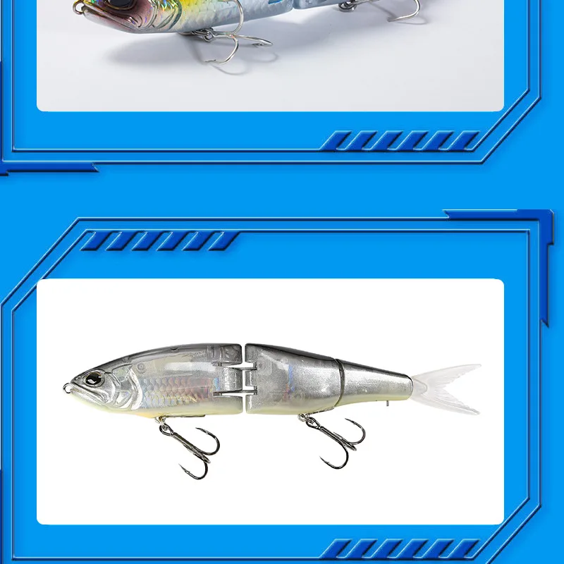 Oem Multi Section Saltwater Fishing Lure 180mm 50g 3 Segmented Sinking ...