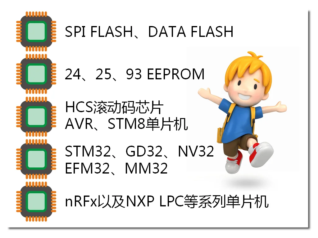 SkyPRO II EEPROM FLASH AVR STM32 STM8 Offline Programmer Offline Burner ...