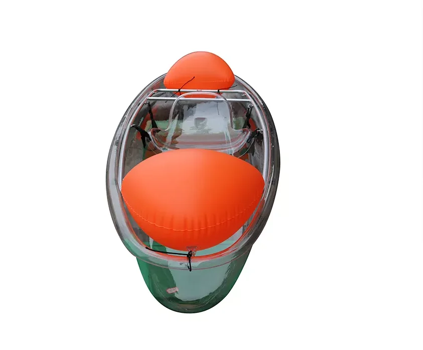 Canoe Transparent 2 Persons Pc Crystal Glass Canoe Kayak And Fishing ...