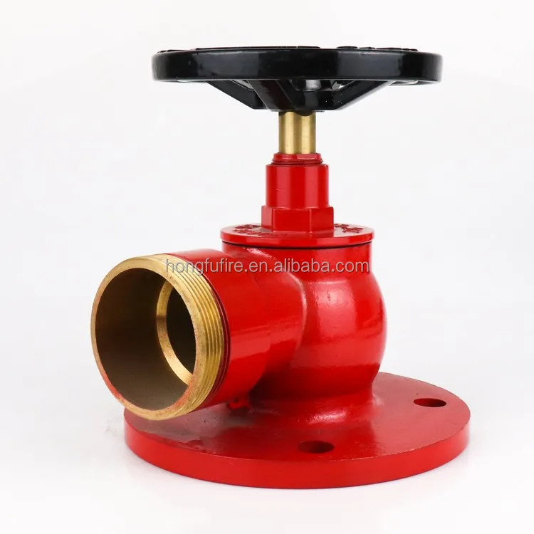 Ul/fm Approved Right Angle Cooper Alloy Fire Hydrant Valve Flange ...