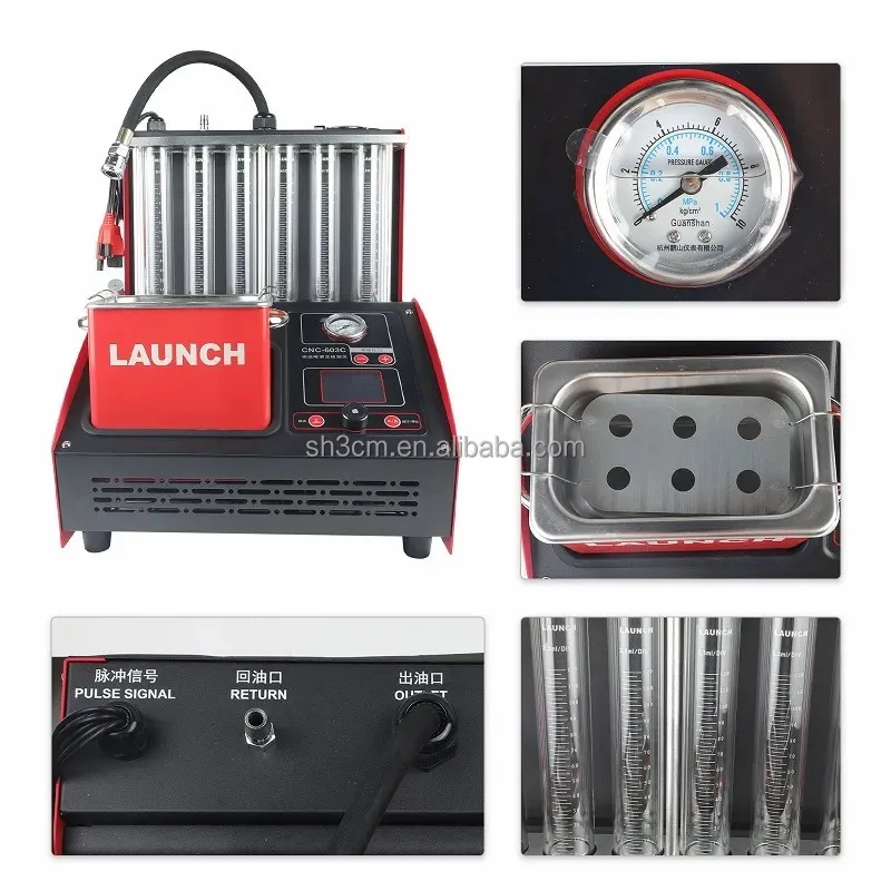Launch Cnc 603c 220v 300w Injector Cleaner & Tester Cnc 603c Fuel ...