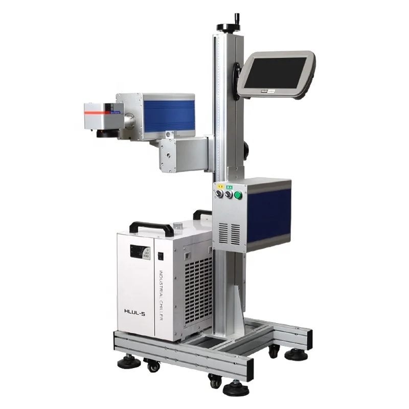 High Speed Xlpe Tpe Wire Cable Online Laser Marking Machine Dot Matrix ...