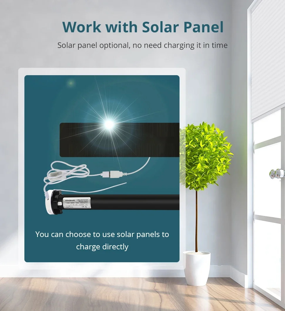 AOK Tubular Motor AM 25 - Smart Wifi Roller Blind Motor