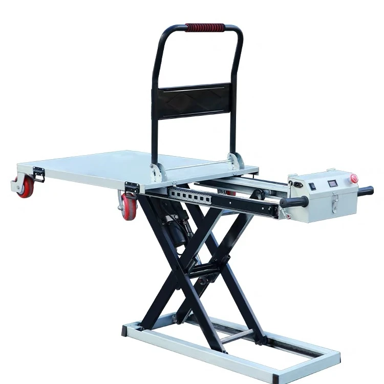 Electric Lifting Hand Hydraulic Lift Table Load On The Truck Furniture ...