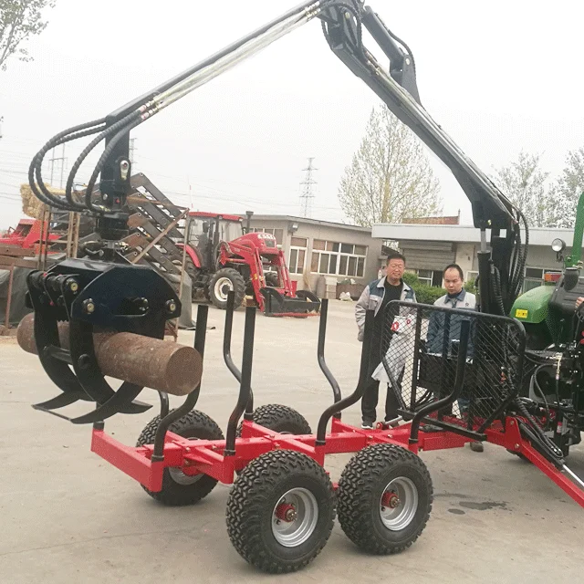 Mini Log Trailer with Crane(ZM1002)| Alibaba.com