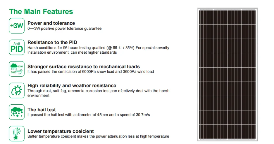 100 Watt 12 Volt Rigid Solar Panel High Efficiency Solar Panel ...