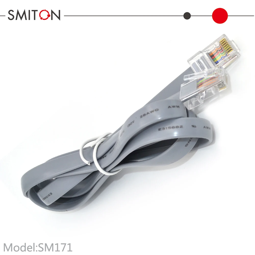 Rj45 To Rj45 Patch Cord Telephone Pvc Communication Cable - Buy Rj45 To ...