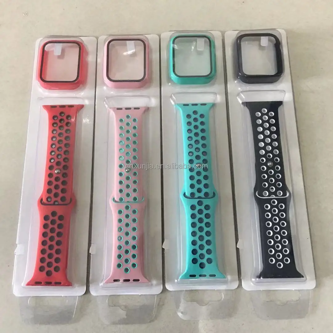 2 In 1 Packing Wrist Watch Screen Protector Dual Color Dots Sport ...