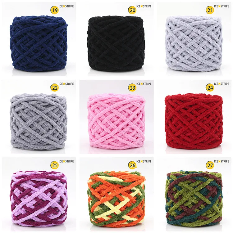 Multi-color Chunky Crochet Yarn - Perfect for DIY Crafts