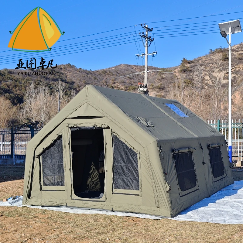 17.28 Square Meters Large Camping Air Tent Uv Protected Waterproof ...