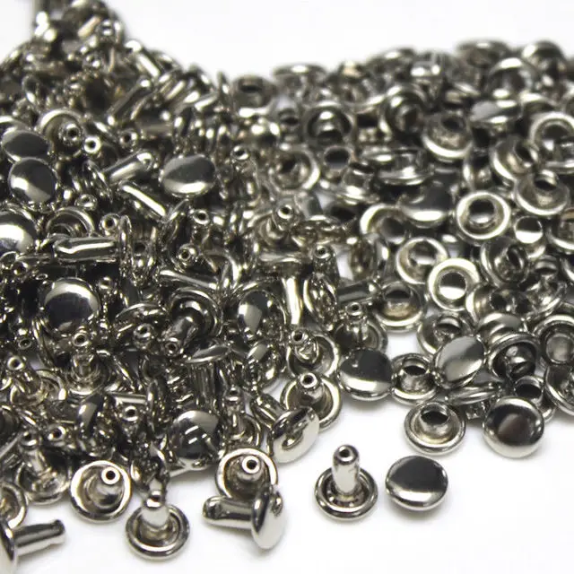 Brass Or Iron Double Cap Rivet Stud Handpress Rivets Spot Rivet Studs ...