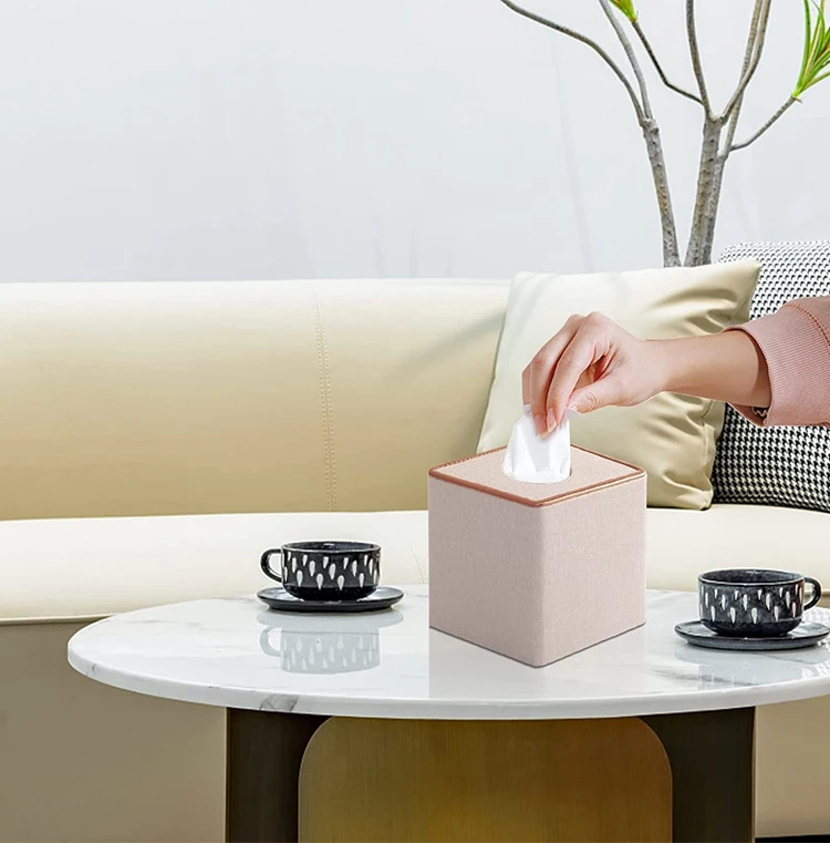 Modern Luxury Home Decor Leather Tissue Box Restaurant Tissue Box - Buy ...