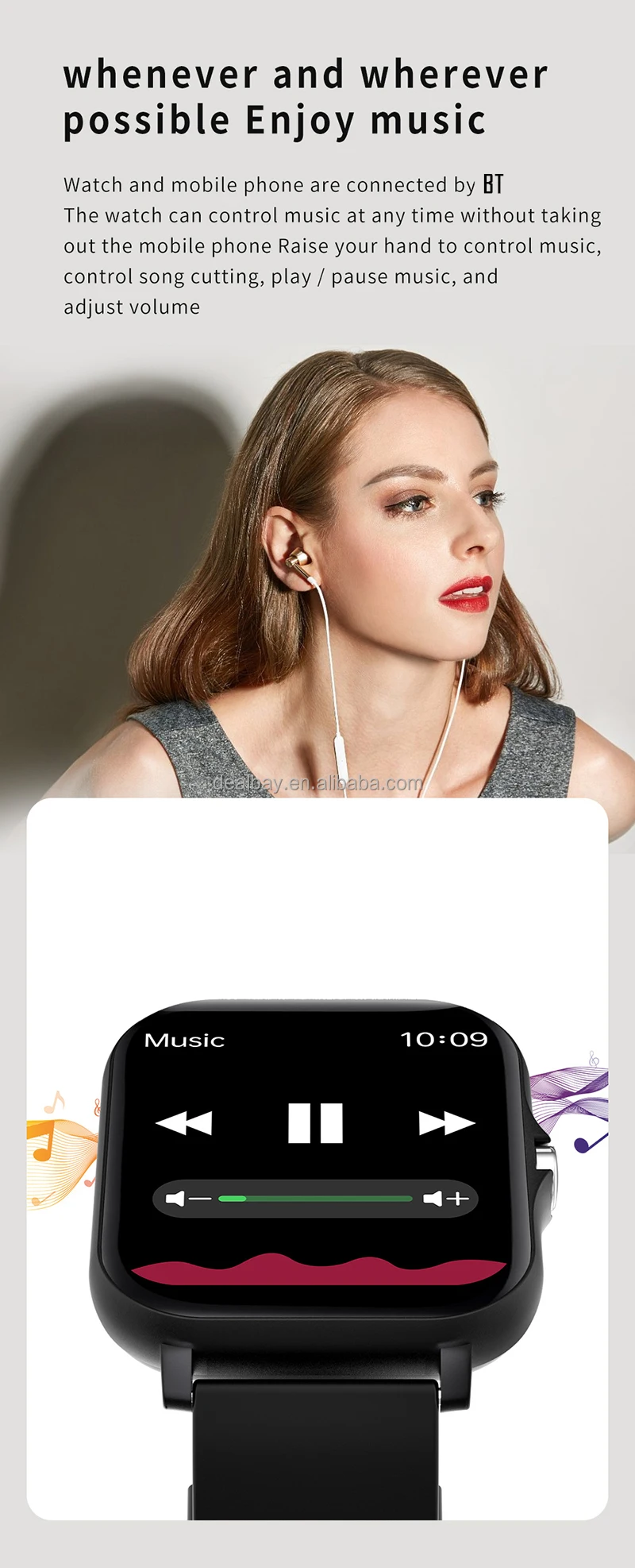 H13 Smart Watch Hd Full Touch Screen Bt Calling Reloj Inteligente ...