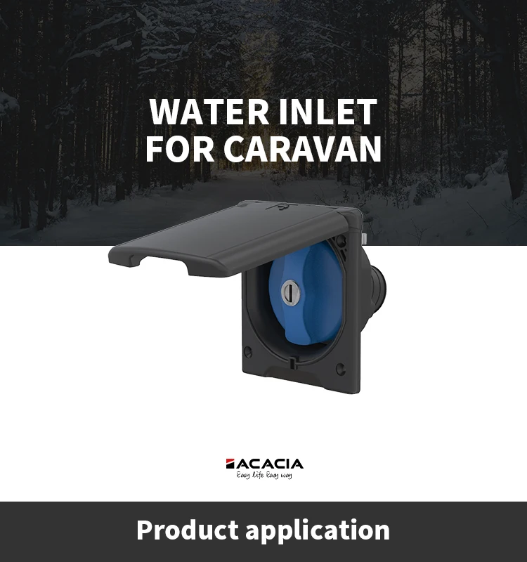Smooth Operating IP44 Waterproof Lock for RV Water Inlet Socket Caravan ...