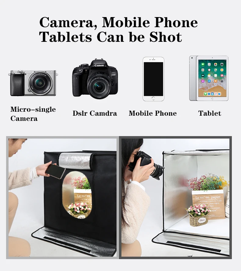 60cm Portable Foldable Soft Light Box for Photography