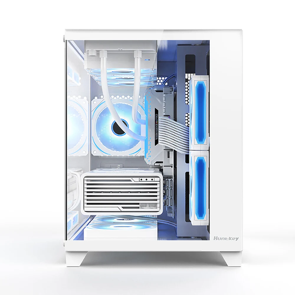 2023 New Design Luxury Gaming Pc Case Tempered Glass Panel Aluminum ...