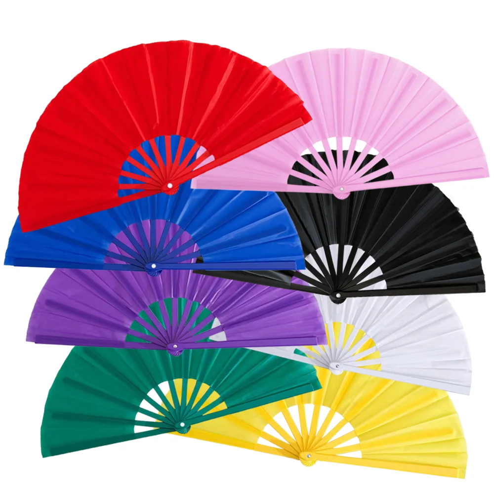 Click Fan Hand Held Dancing Clacking Clack Folding Line