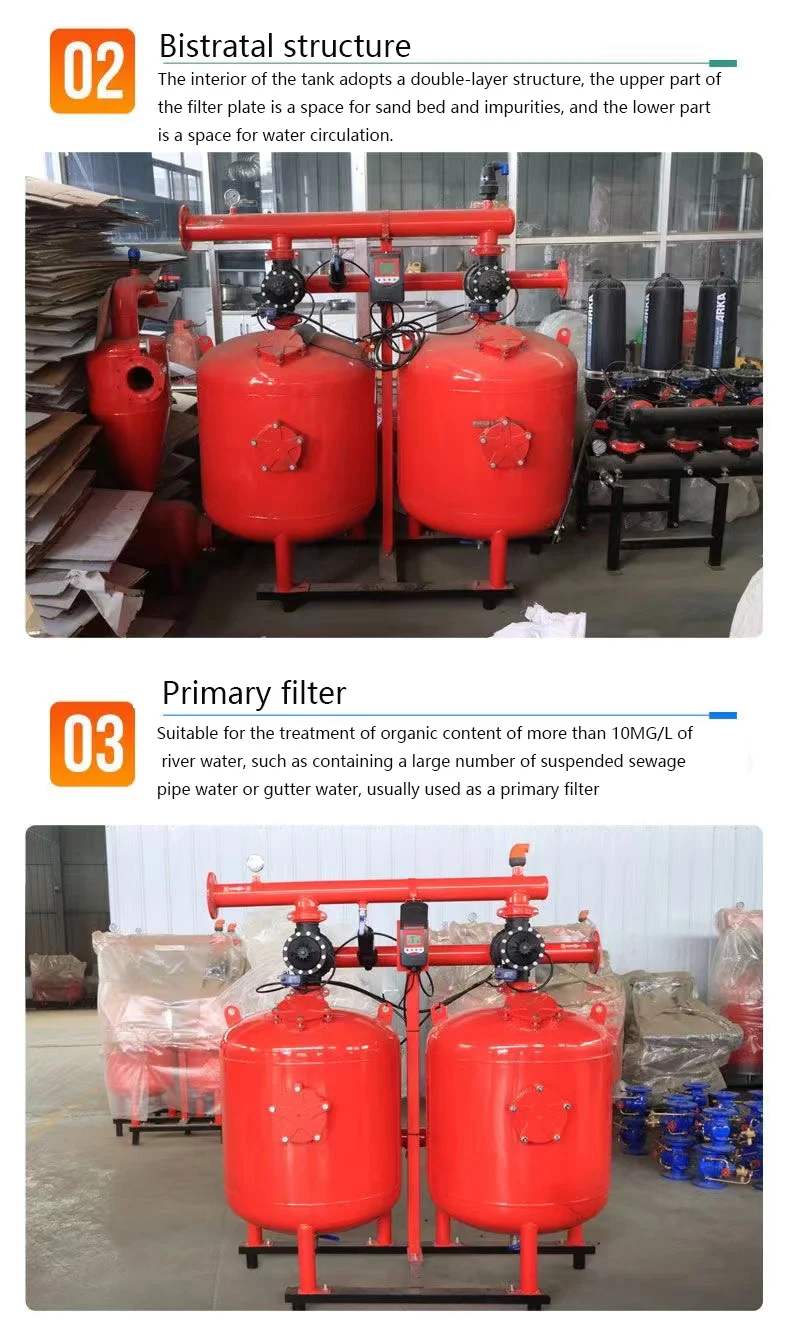 New Automatic Recoil Quartz Sand Filter For Farm Drip Irrigation ...