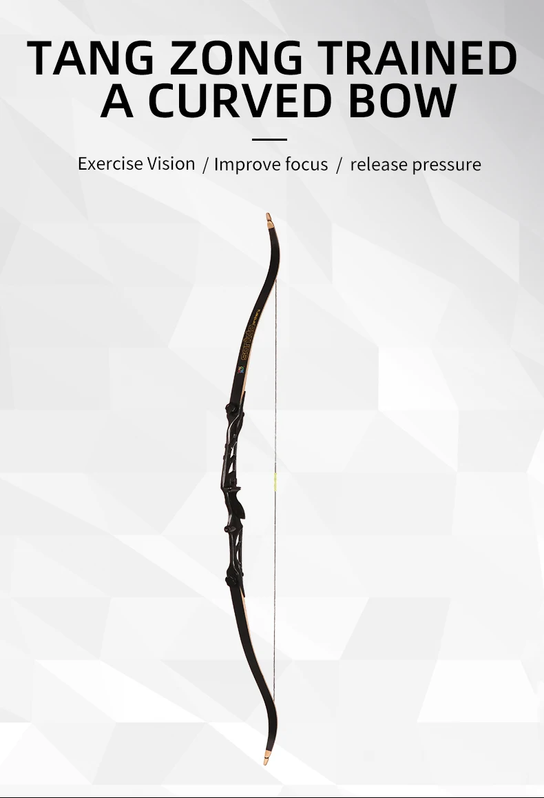 Sanlida Tangzong Various Colors Takedown Longbow Archery Bow And Arrow ...