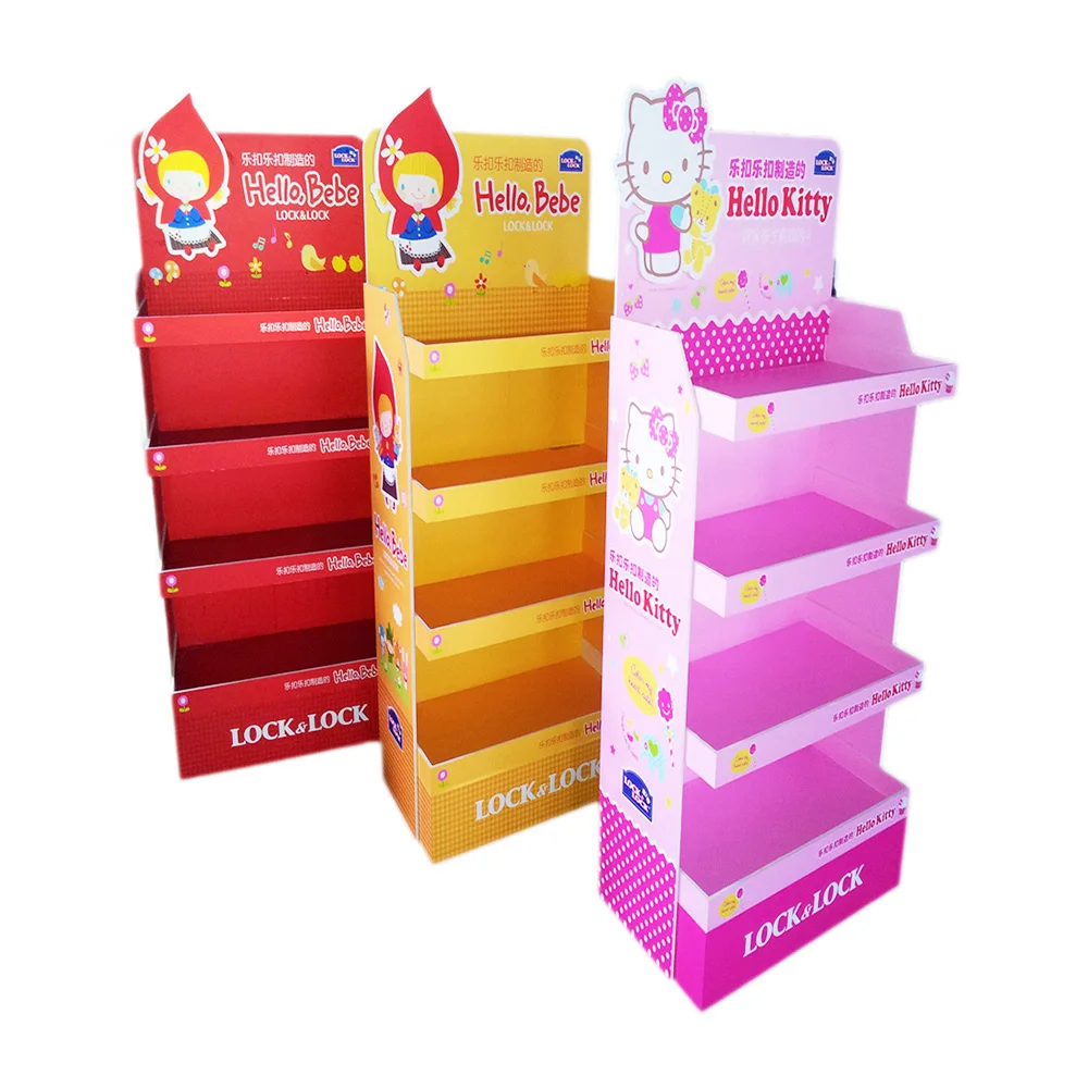 Cardboard Floor Counter Display Rack Karton Pdq Display Box Pos Pop ...