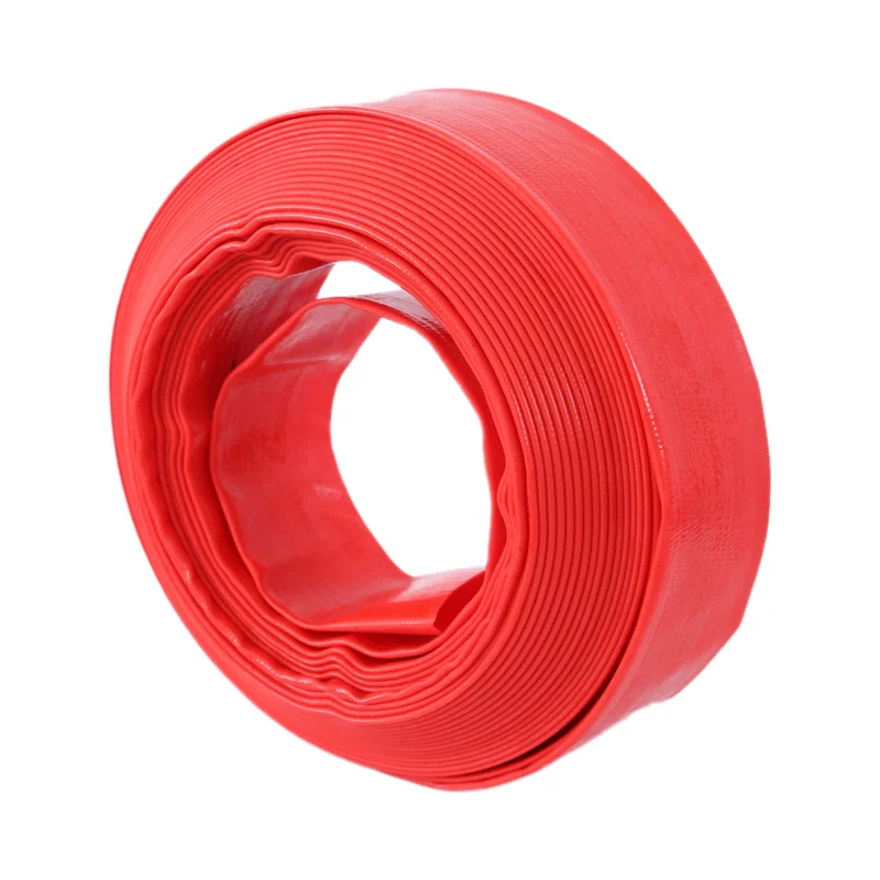 Flexible PVC Lay Flat Hose Extruded Fiber Braided Soft Water Pipe for ...