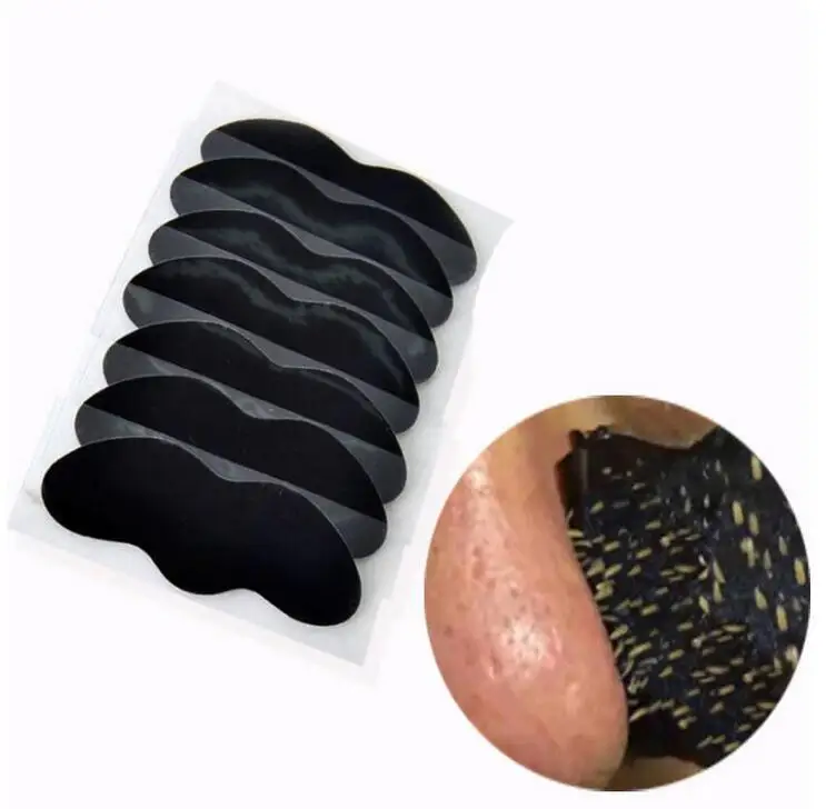 10pcs/bag Bamboo Charcoal Blackhead Removal Mask Peel Nasal Strips ...