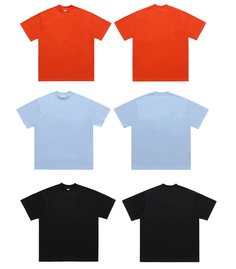 Crop Boxy Fit Tshirt Men's 100% Cotton Drop Shoulder Street Wear ...