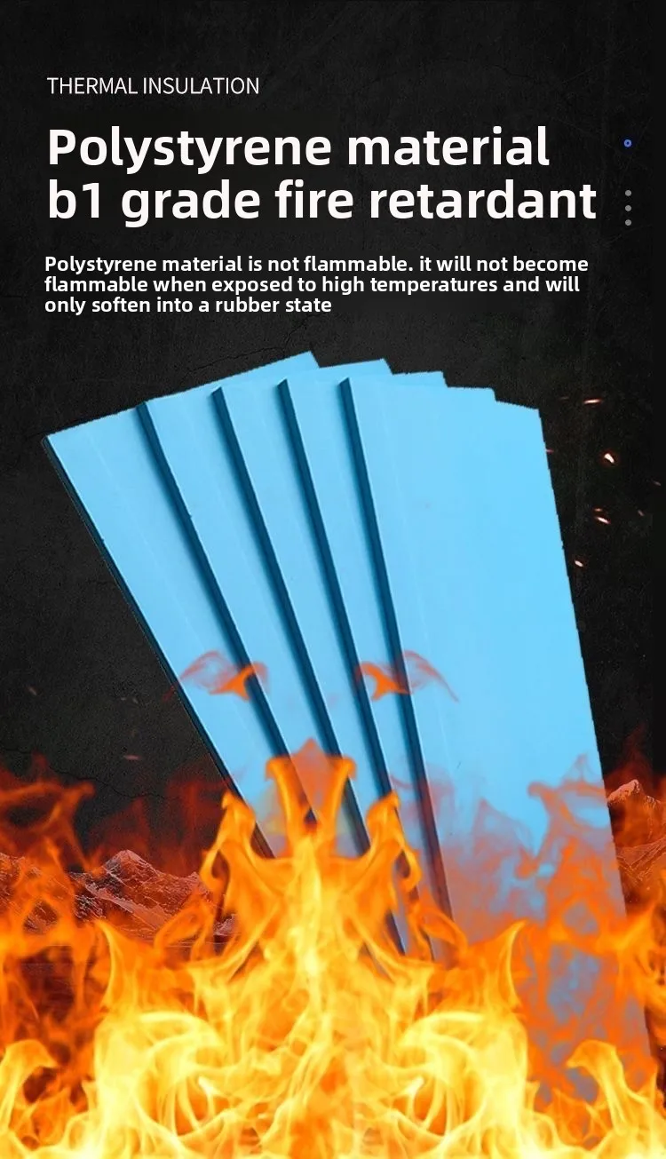 XPS Extruded Board Fireproof Insulation Board Flame Retardant Indoor ...