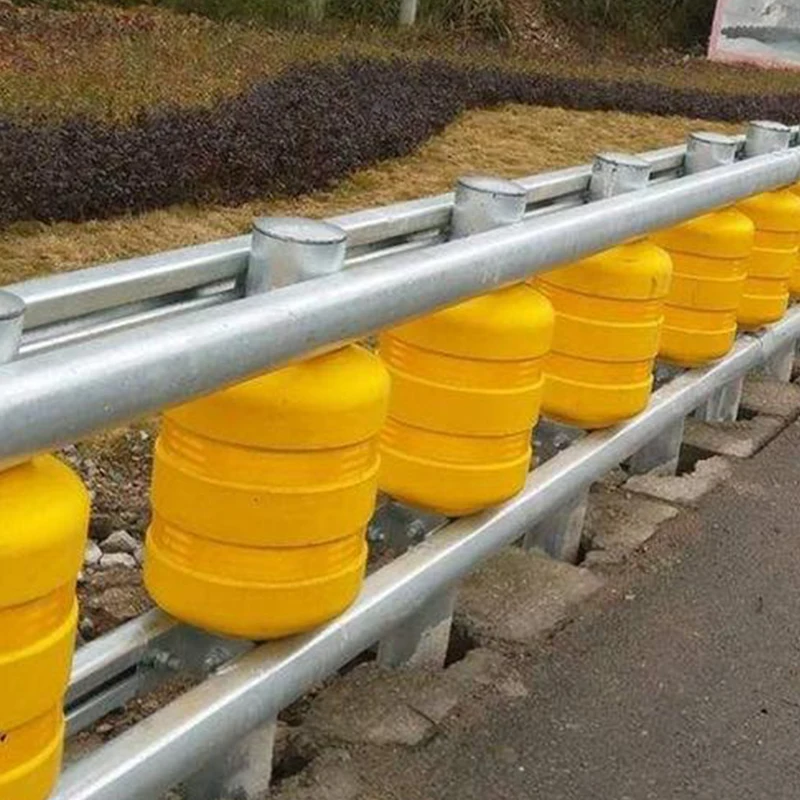 Traffic Safety Roller Barriers Guardrail Roadway Eva Roller Barrier ...