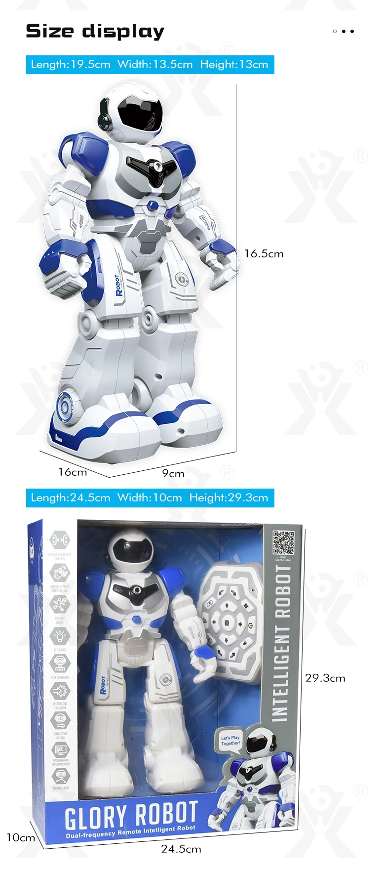 Chengji Interactive Remote Control Walking Robot Toy