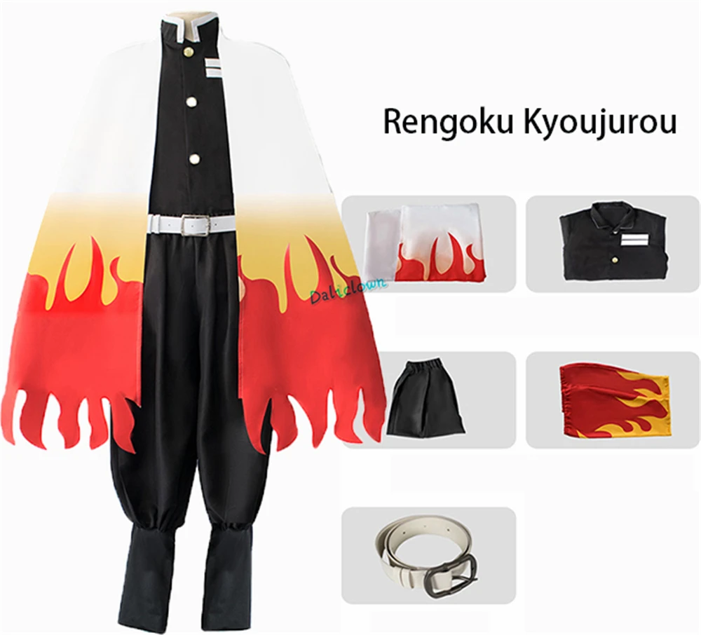 Anime Demon Slayer Cosplay Costume Kimetsu No Yaiba Kamado Tanjirou ...