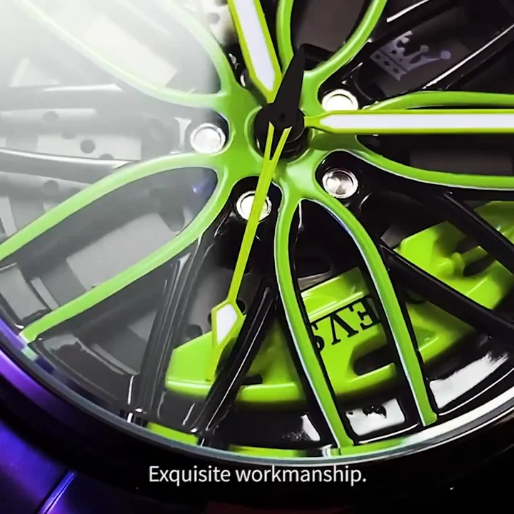 Olevs 9937 Wheel Hub Watch For Men Rotary Dial Sport Car Rim High Quality Luxury Fashion Best ...