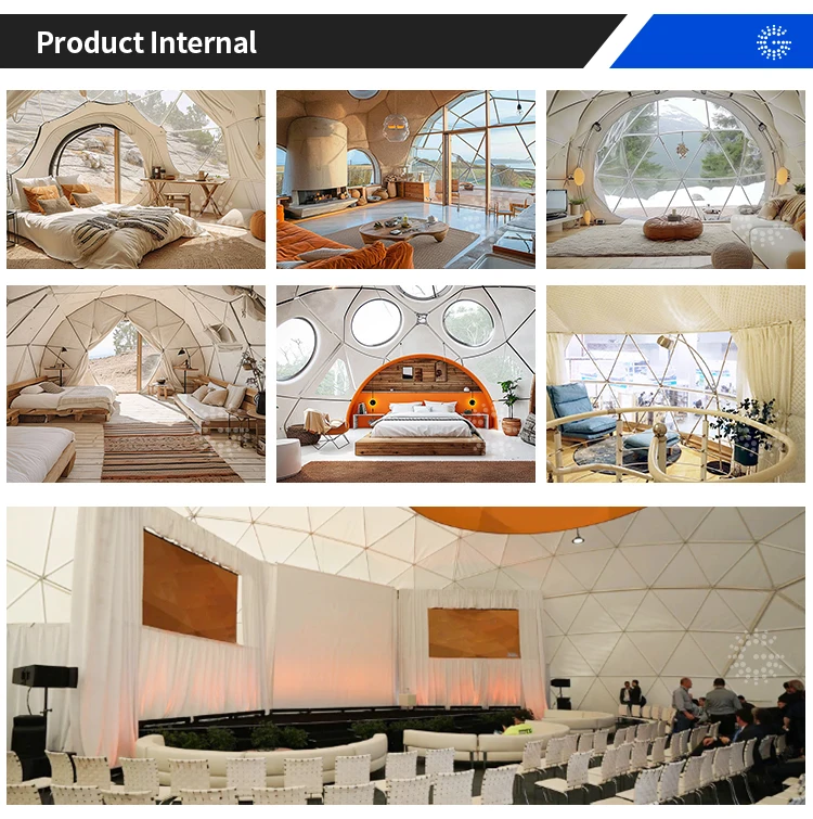 Glamping Outdoor Yurt Glamping Luxury Dome Bell Marquee Heavy Duty ...