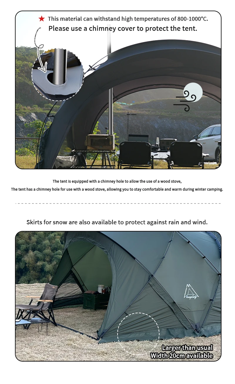 Customizable Tents - Ideal for Glamping and Outdoor Camping