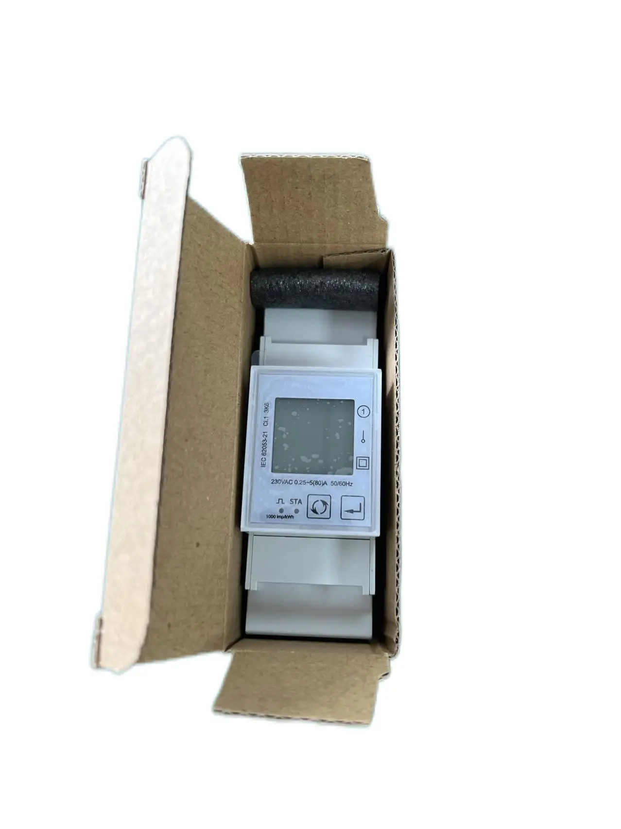 Single Phase Inbuilt Relay Modbus Rs485 1p2w Din Rail Lcd Display ...