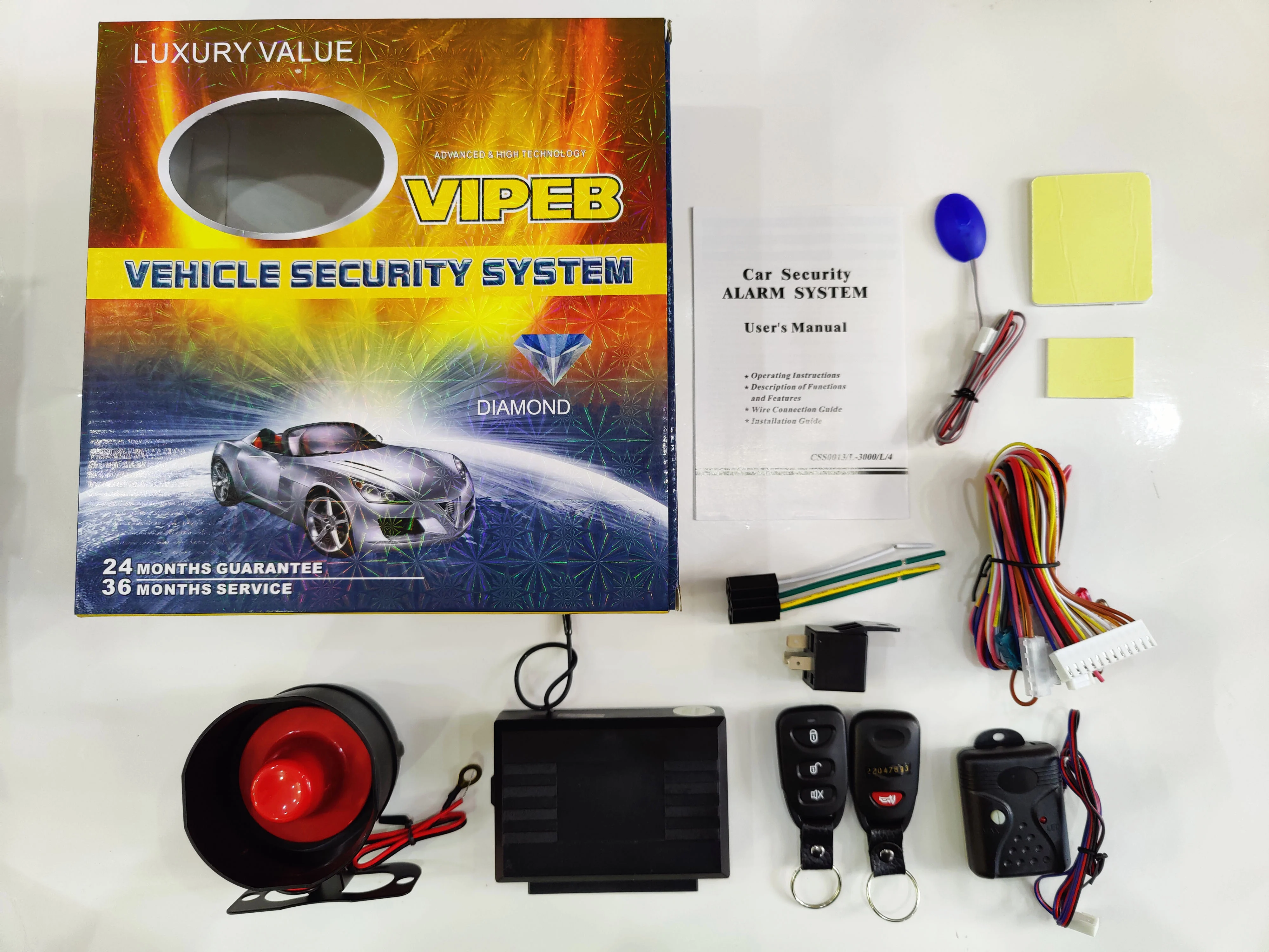 Universal Smart Phone App Bluetooth Control Car Alarm Security System ...