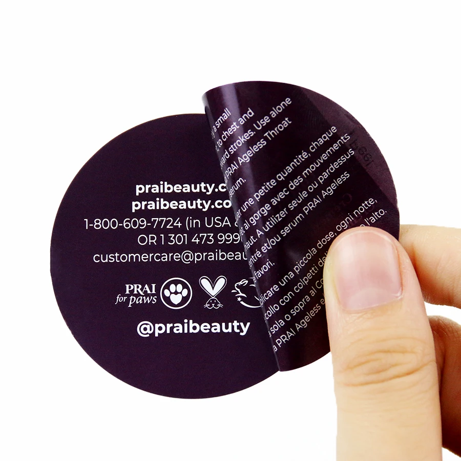 Peel Reseal Multi Layer Labels - Custom Stickers