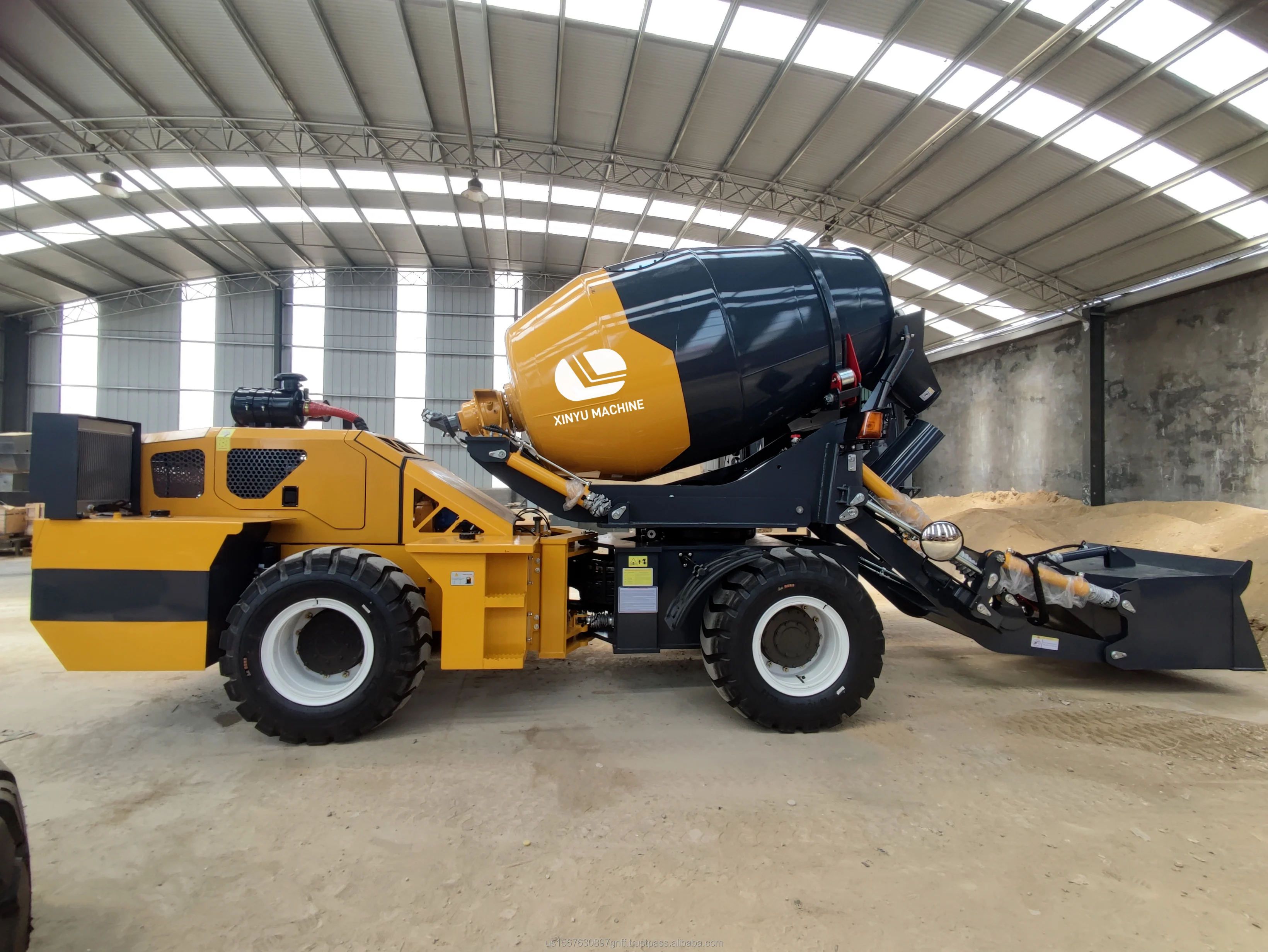 4 Cubic Meter Self Loading Concrete Mixer Car for Sale| Alibaba.com