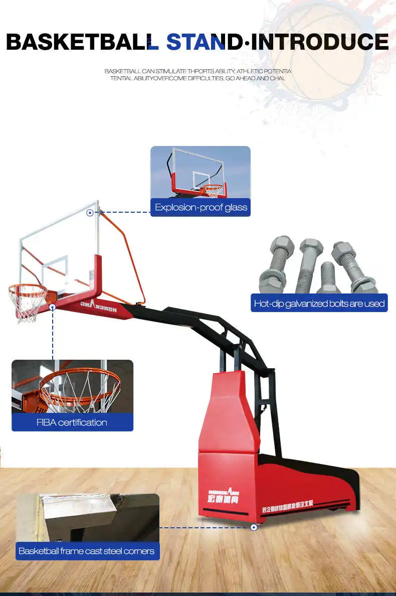 FIBA Approved Basketball Hoops - Durable & Adjustable Goals