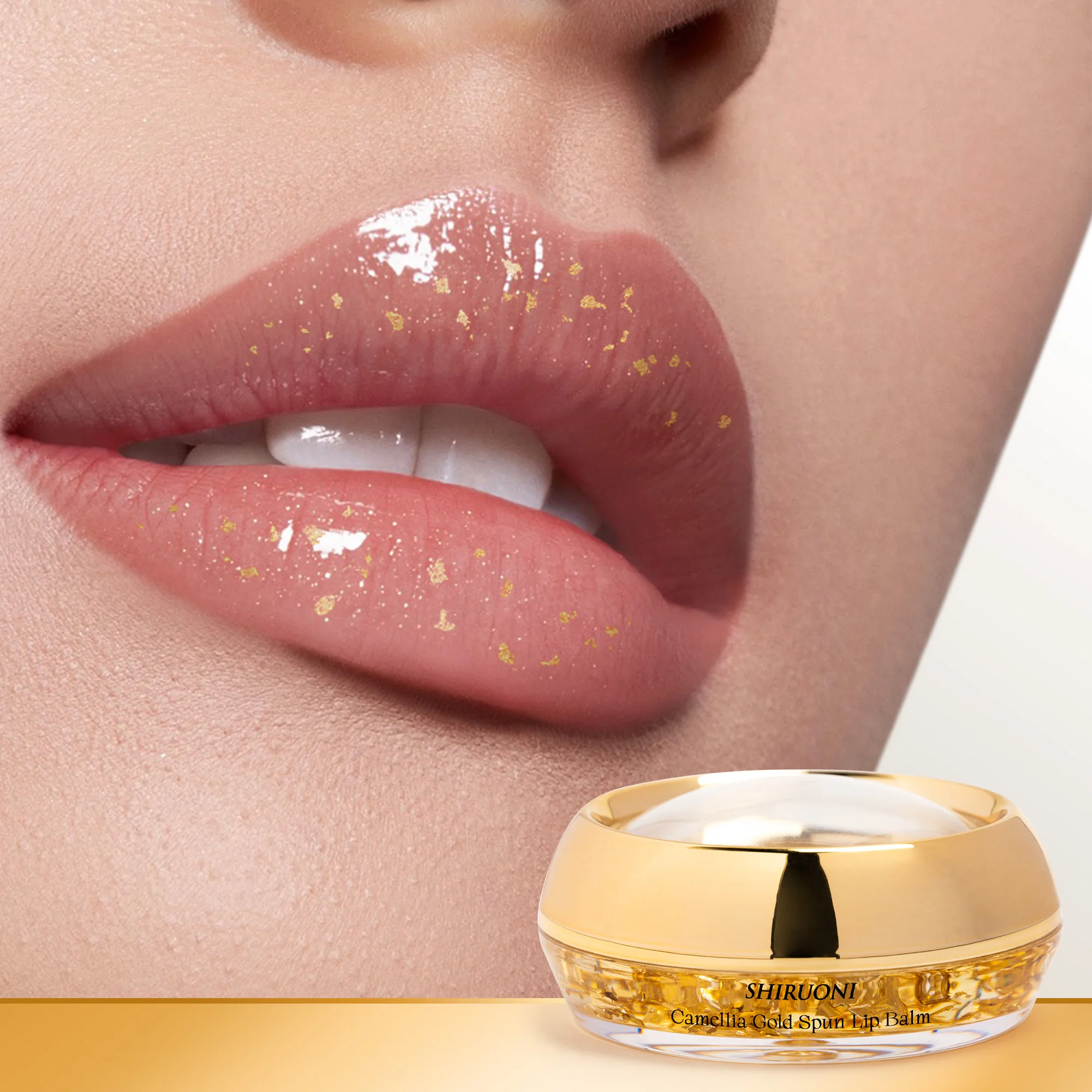Custom Nourishing Intensely Hydrating Lip Balm Moisturizing Gold Foil ...