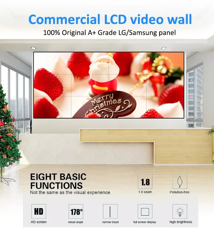 2x3 3x3 Seamless Price Video Wall Large Screen 46 49 Indoor 55 Inch ...