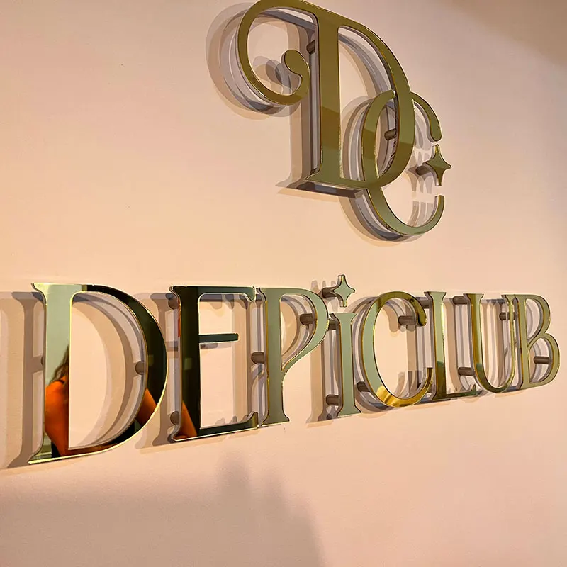 Custom Made 3D Plastic Acrylic Laser Cut Letters Metal