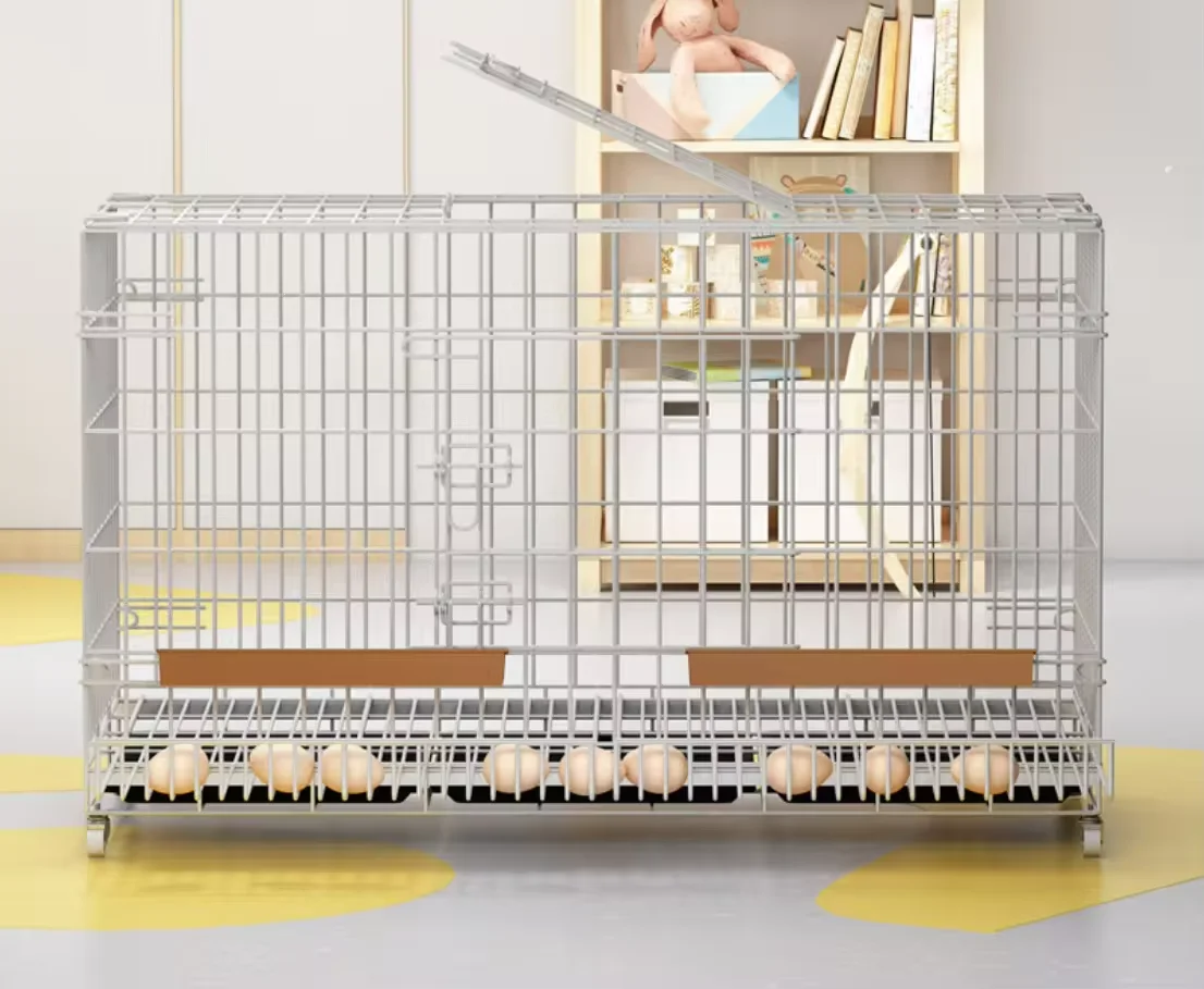 Small Chicken Cage - Large Wire Mesh Coops for Home Use, Egg Layers ...