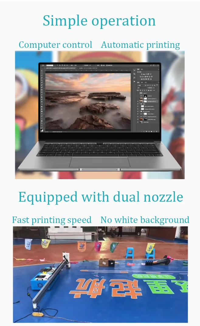 Yaomatec UV INK 3D Vertical Wall Printing Machine for Building ...